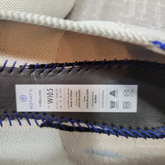 Rothy's | Shoes | Rothys The Flat Womens Flax Birdseye Slip On Ballet ...